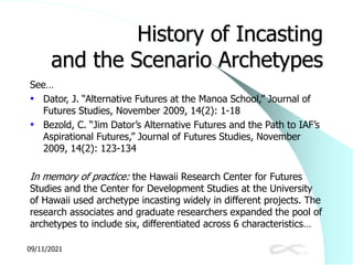 Scenario Archetypes - A Map of Basic Structures. | PPT