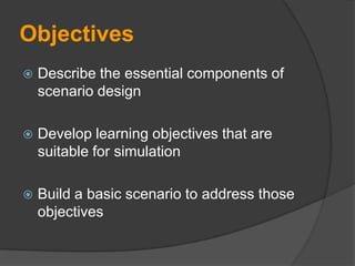 Scenario design 2 11 14 rev | PPTX