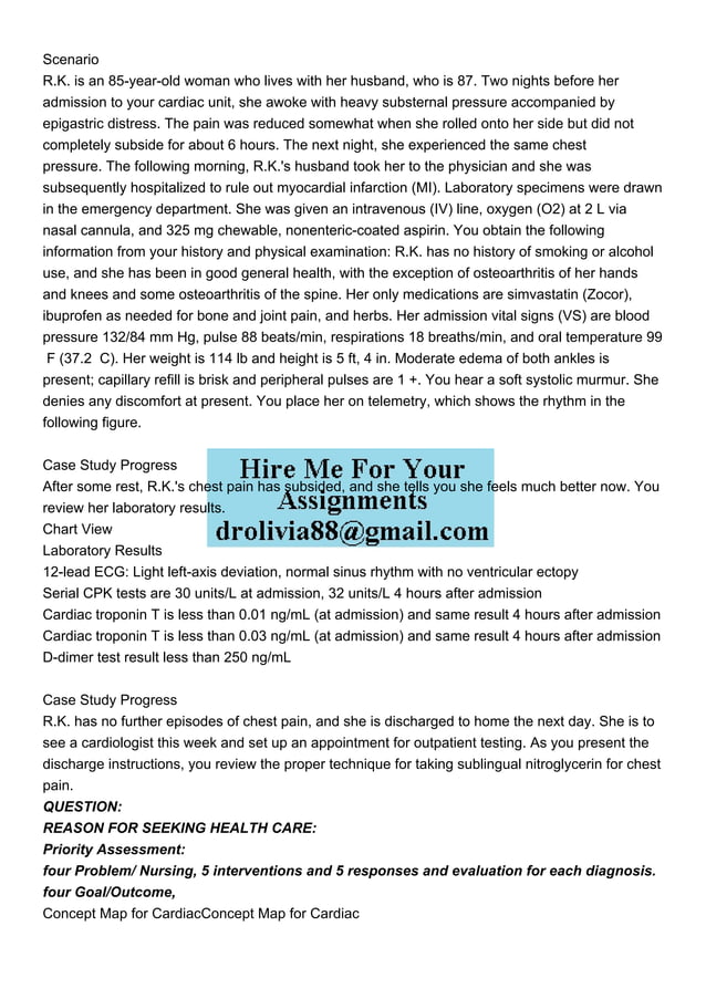 Scenario RK is an 85yearold woman who lives with her hus.pdf