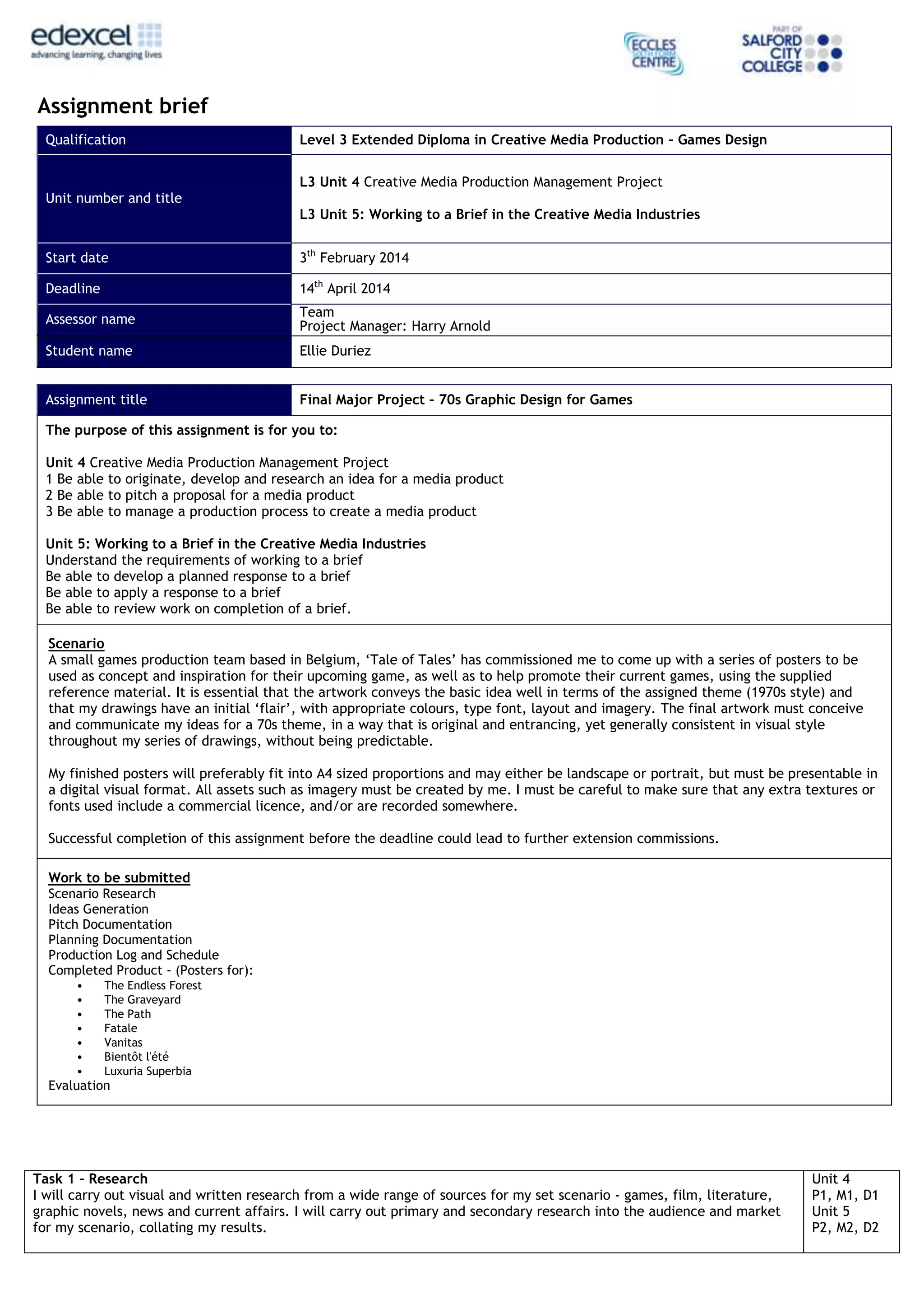 Scenario template | DOC