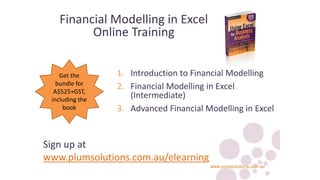 Scenario Tools in Excel - Plum Solutions | PPTX