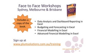 Scenario Tools in Excel - Plum Solutions | PPTX