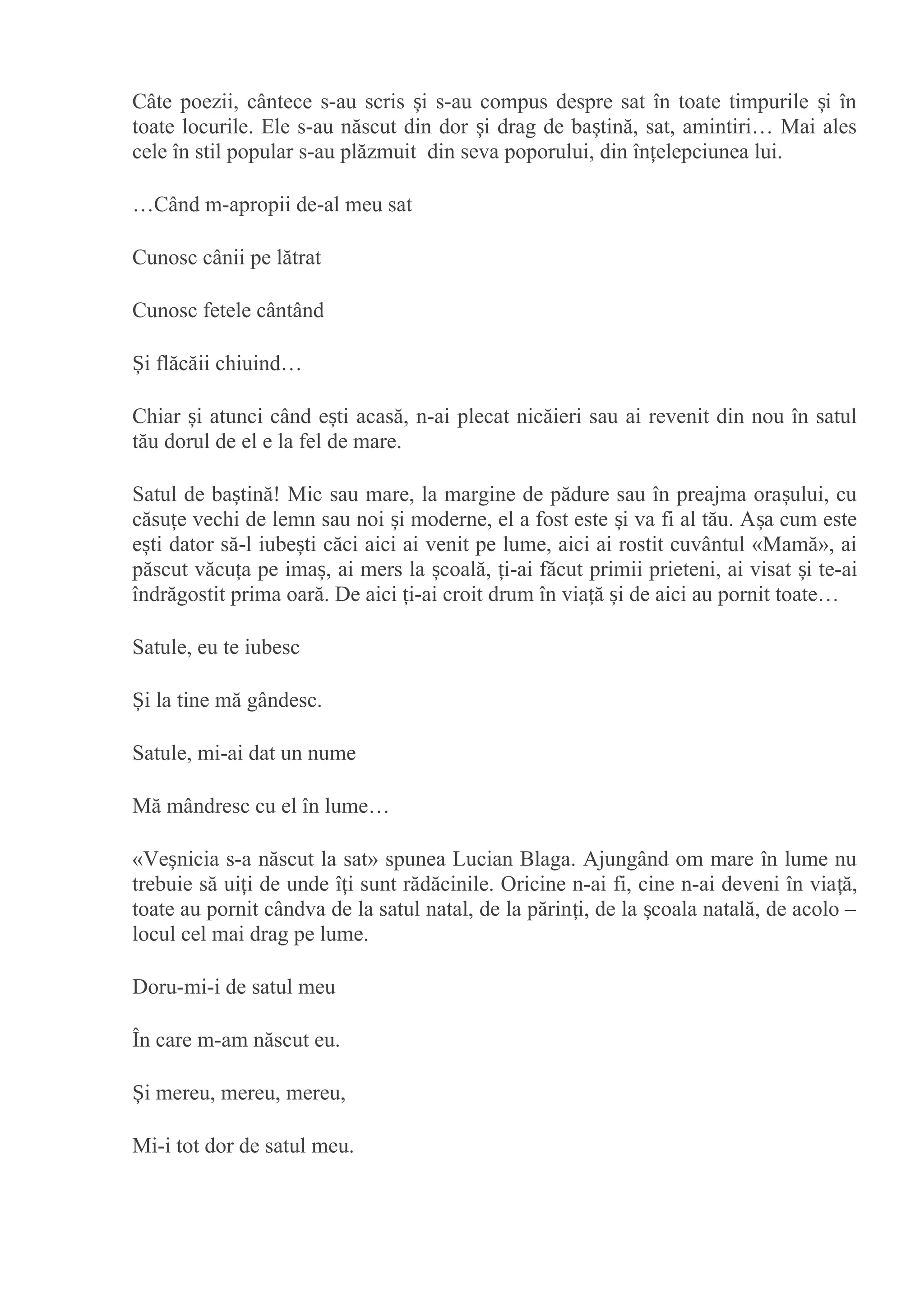 Scenariu hramul satului activitate 2023 dusmani | DOCX