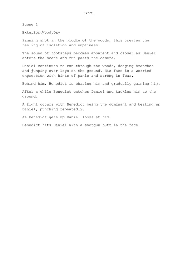 Scene 1 script | PDF