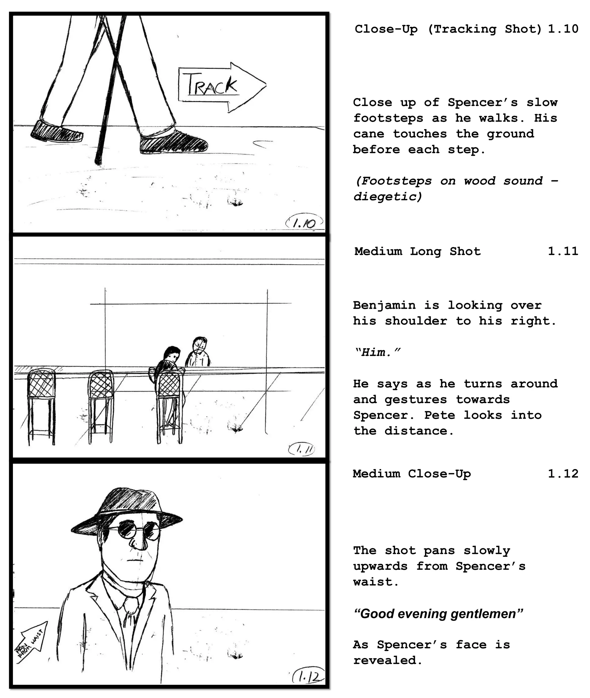 Scene 1 storyboard complete | PPTX