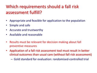 Comparison of a fall risk assessment tool with nurses’ judgment alone | PPT
