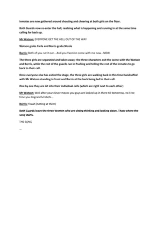 Scene 8 dining hall Written by me | PDF