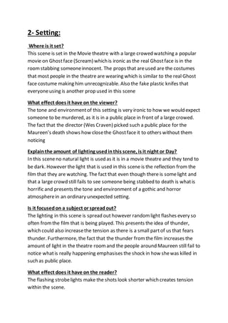 Scene analysis | DOCX