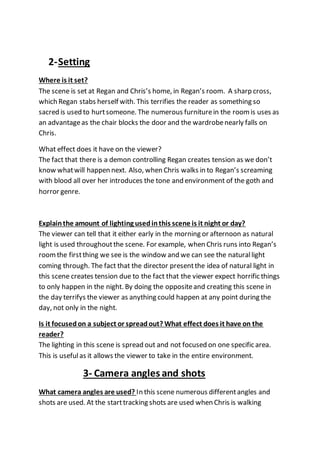 Scene analysis | DOCX