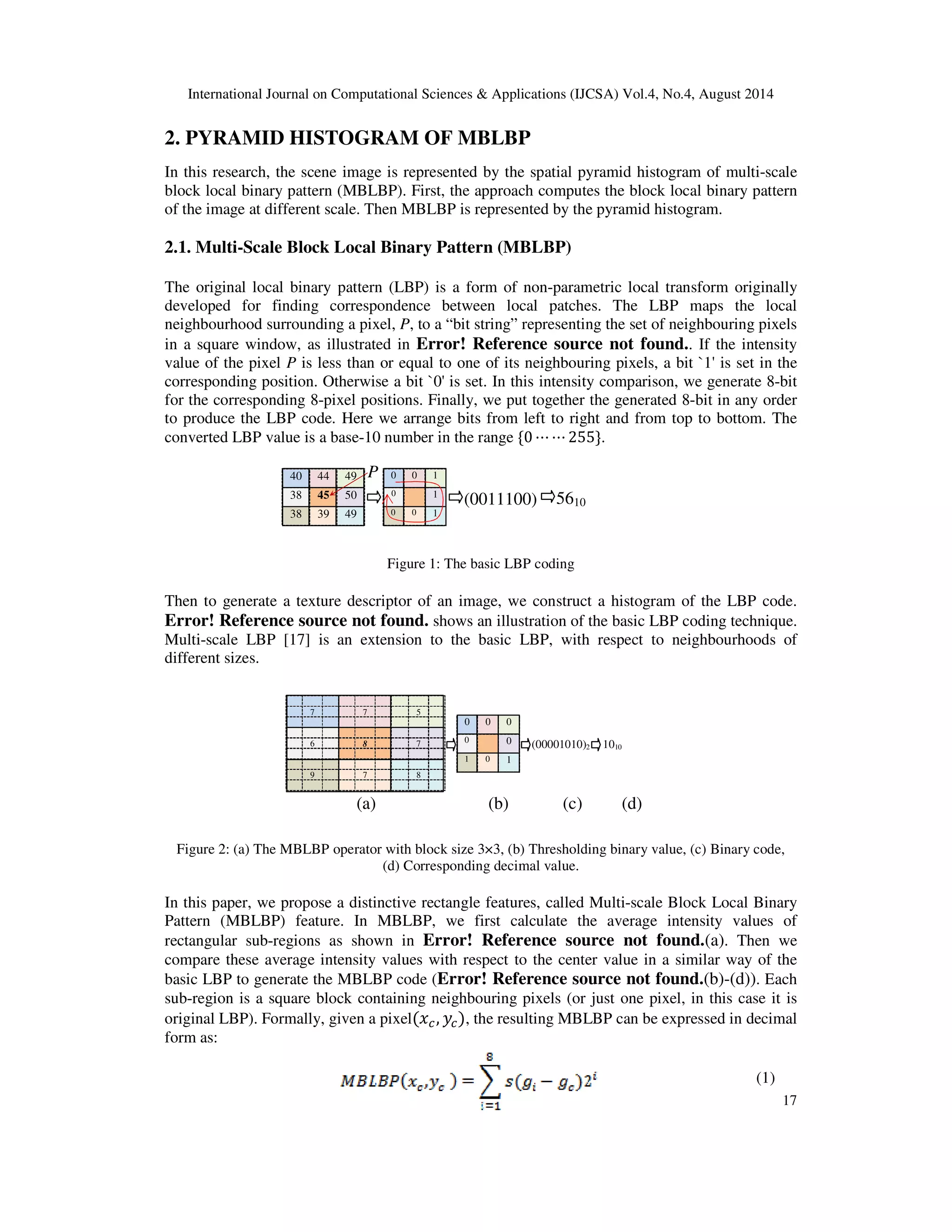Tscene Classification Using Pyramid Histogram Of Pdf