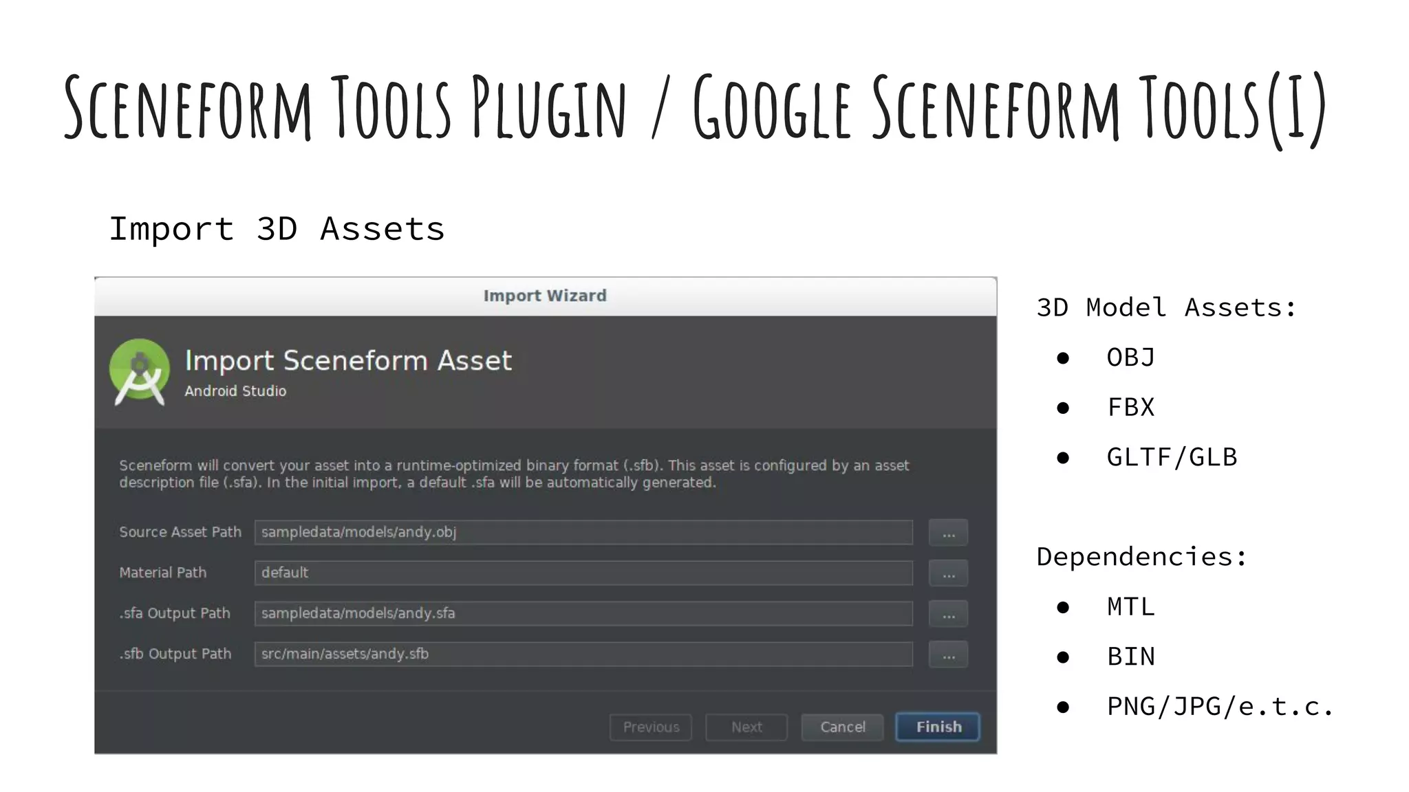 Sceneform SDK на практиці - UA Mobile 2019 | PPT