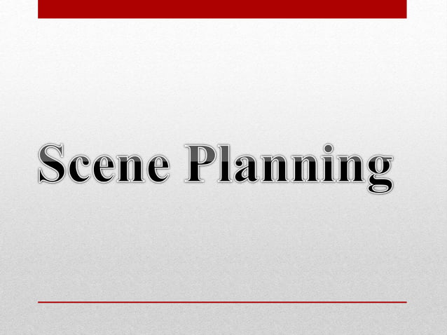 Scene planning | PPT