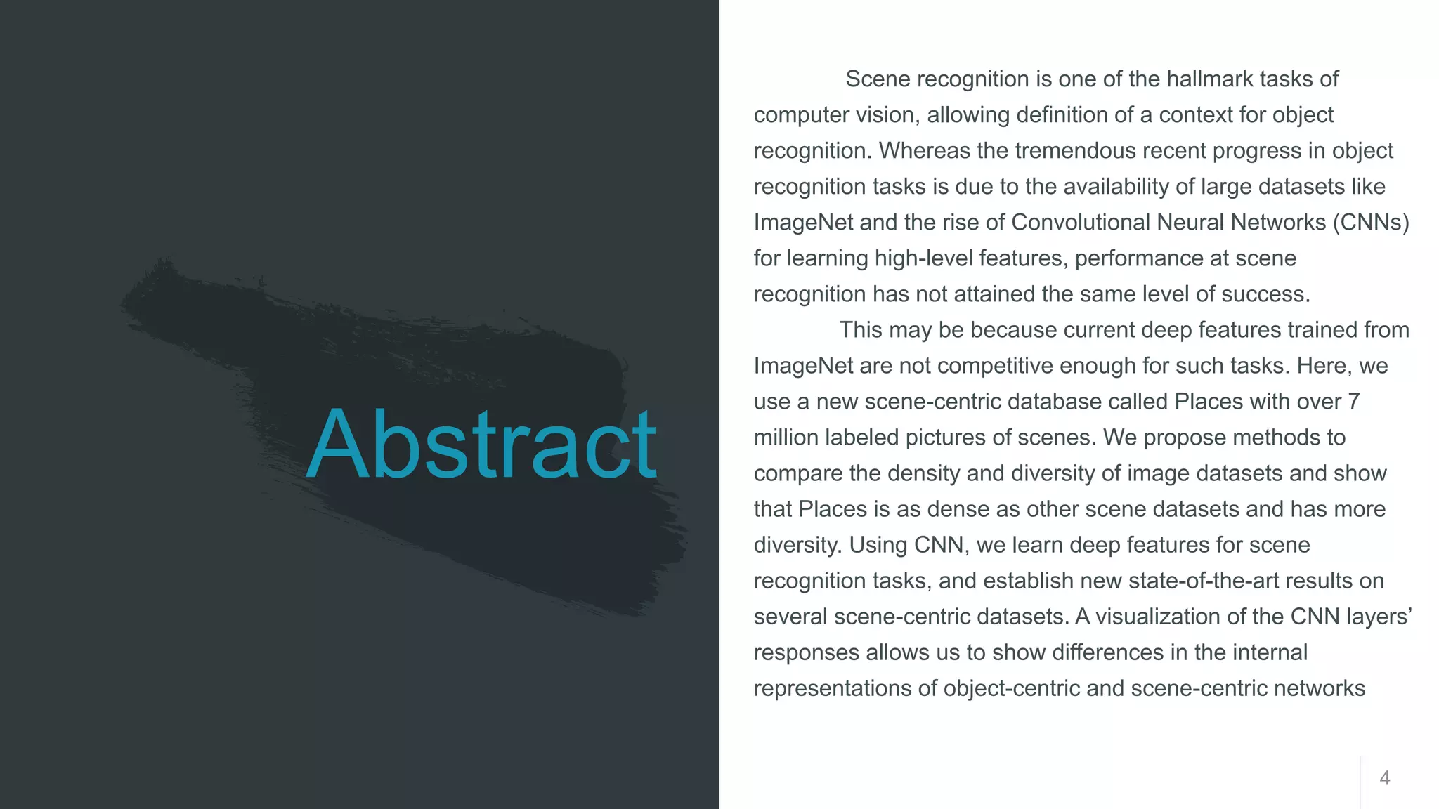 Scene Recognition Using Convolutional Neural Network Ppt