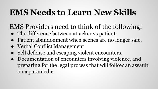 Scene safety for EMS | PPT