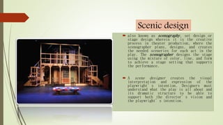 Scenic Design ppt.pdf | Theater | Fine Art