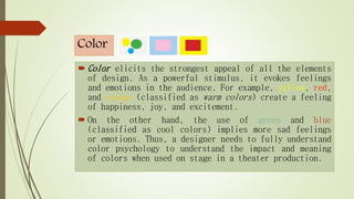 Scenic Design ppt.pdf | Theater | Fine Art