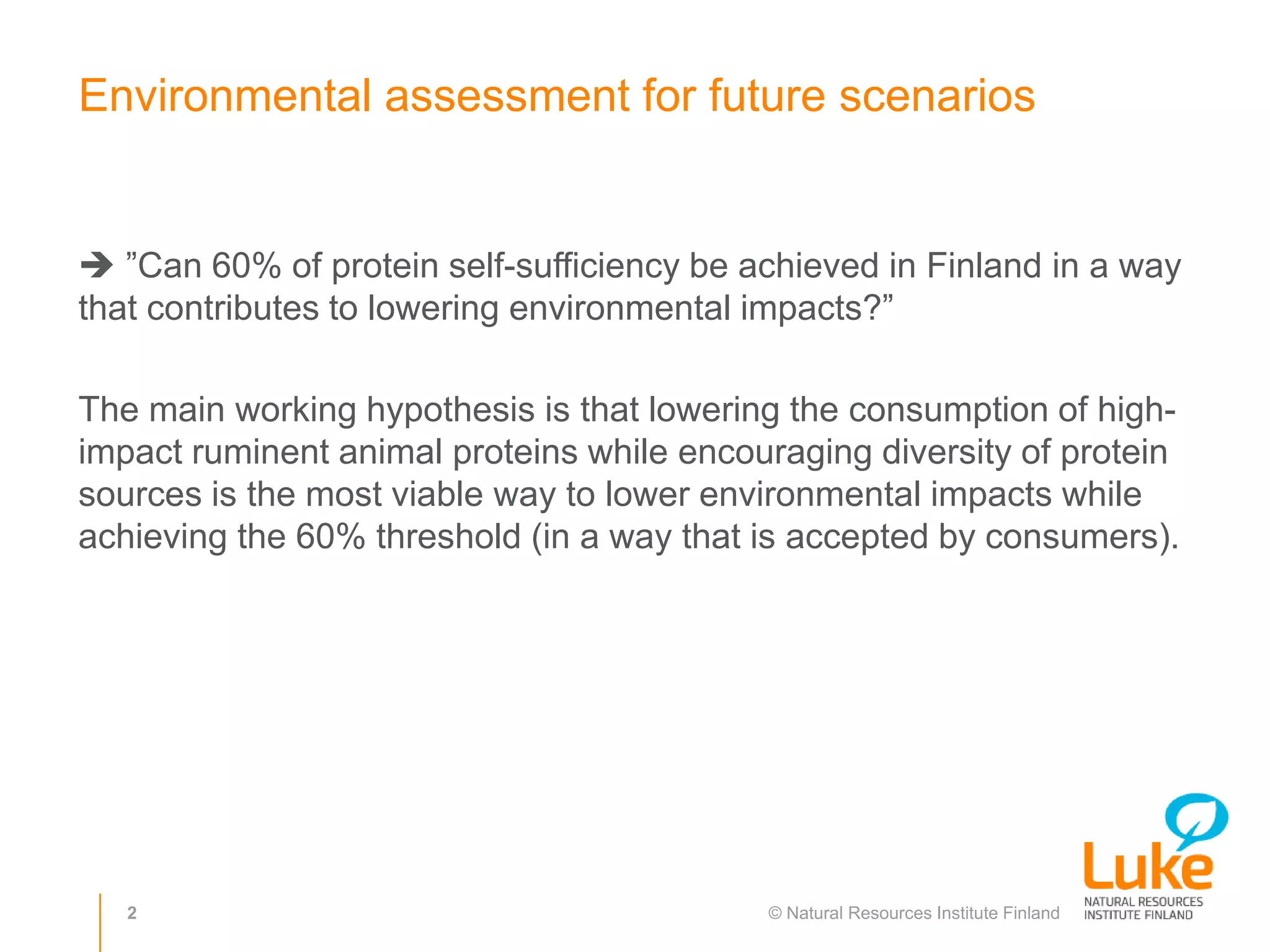 Rethinking national protein self-sufficiency | PPT