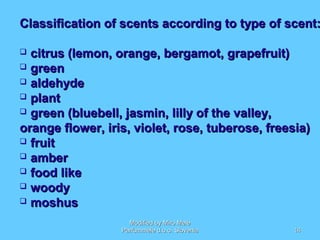 Scent chemistry blaženka čiško anić eng | PPT