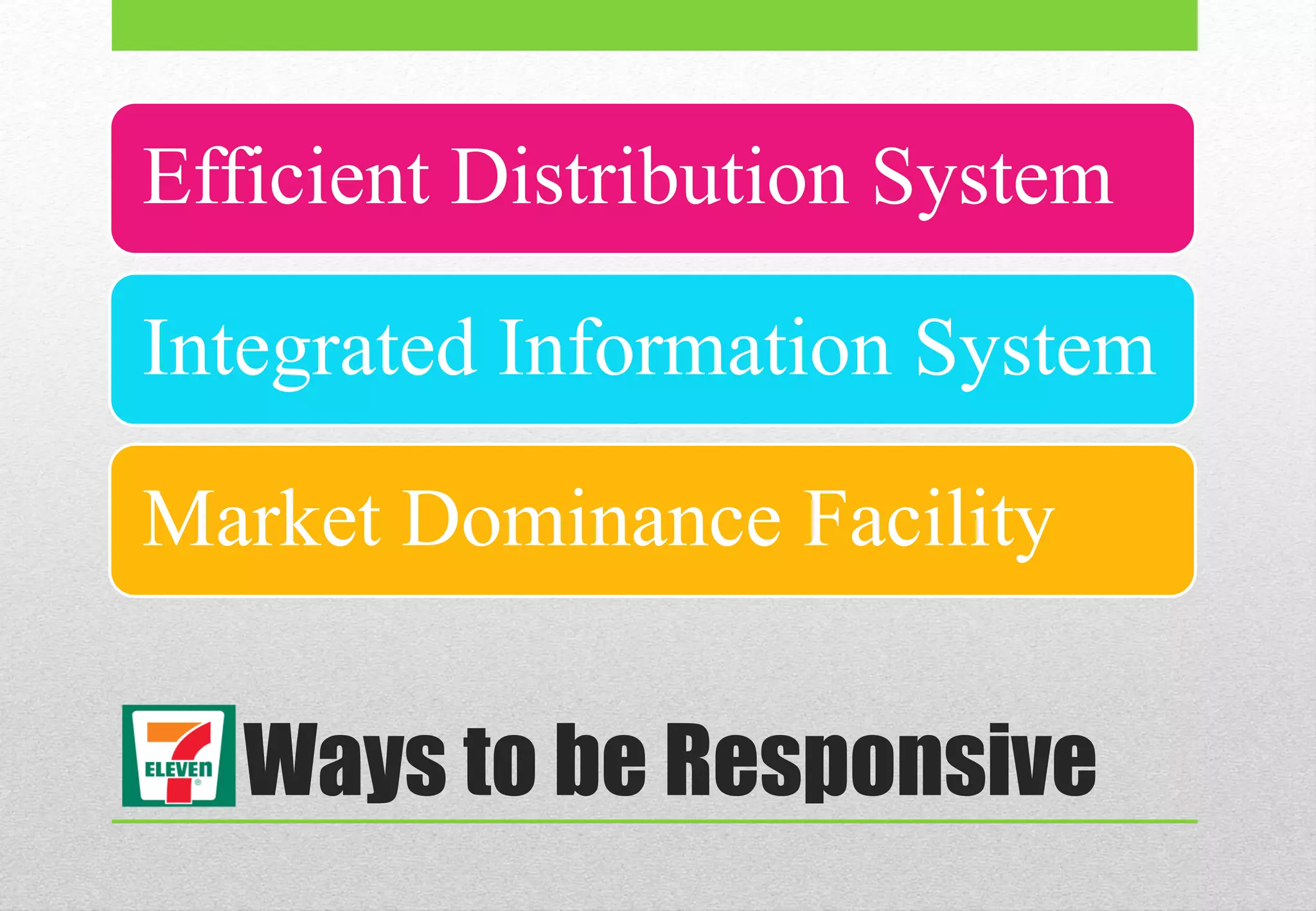 Supply Chain Strategy at 7-Eleven | PPTX