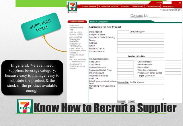 Supply Chain Strategy at 7-Eleven | PPTX | Retail Industry | Industries