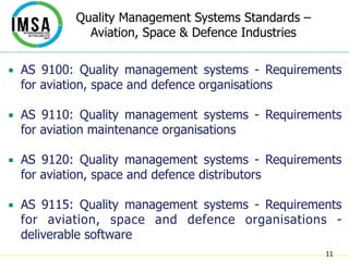 Quality Management Systems - Aviation Industry | PDF