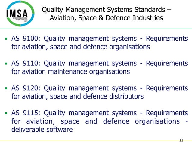 Quality Management Systems - Aviation Industry | PDF