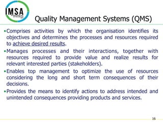 Quality Management Systems - Aviation Industry | PDF
