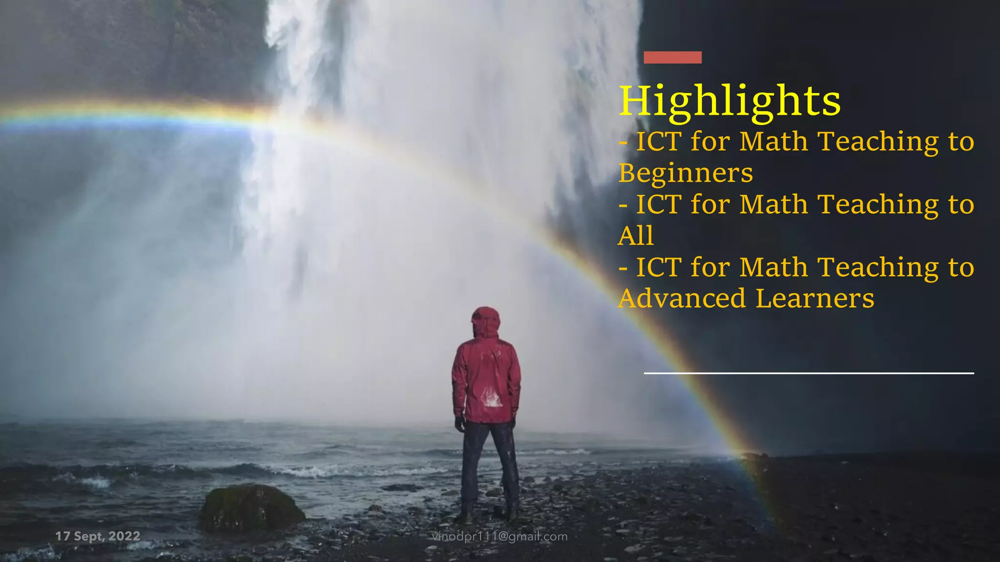 Use of ICT for Teaching of Mathematics at SCERT HP Sept 2022 | PPT