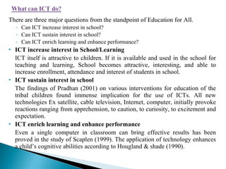 A step towards achieving Pupil-Teacher Ratio through ICT | PPT