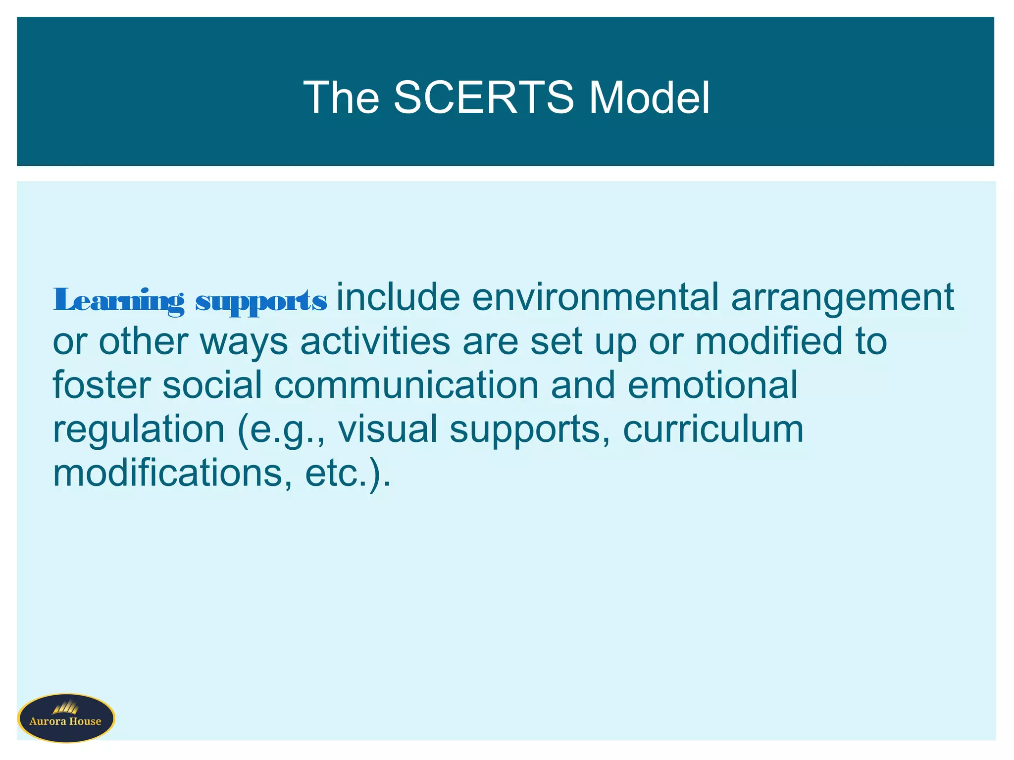 An Introduction to The SCERTS Model - Anna Brady | PPT