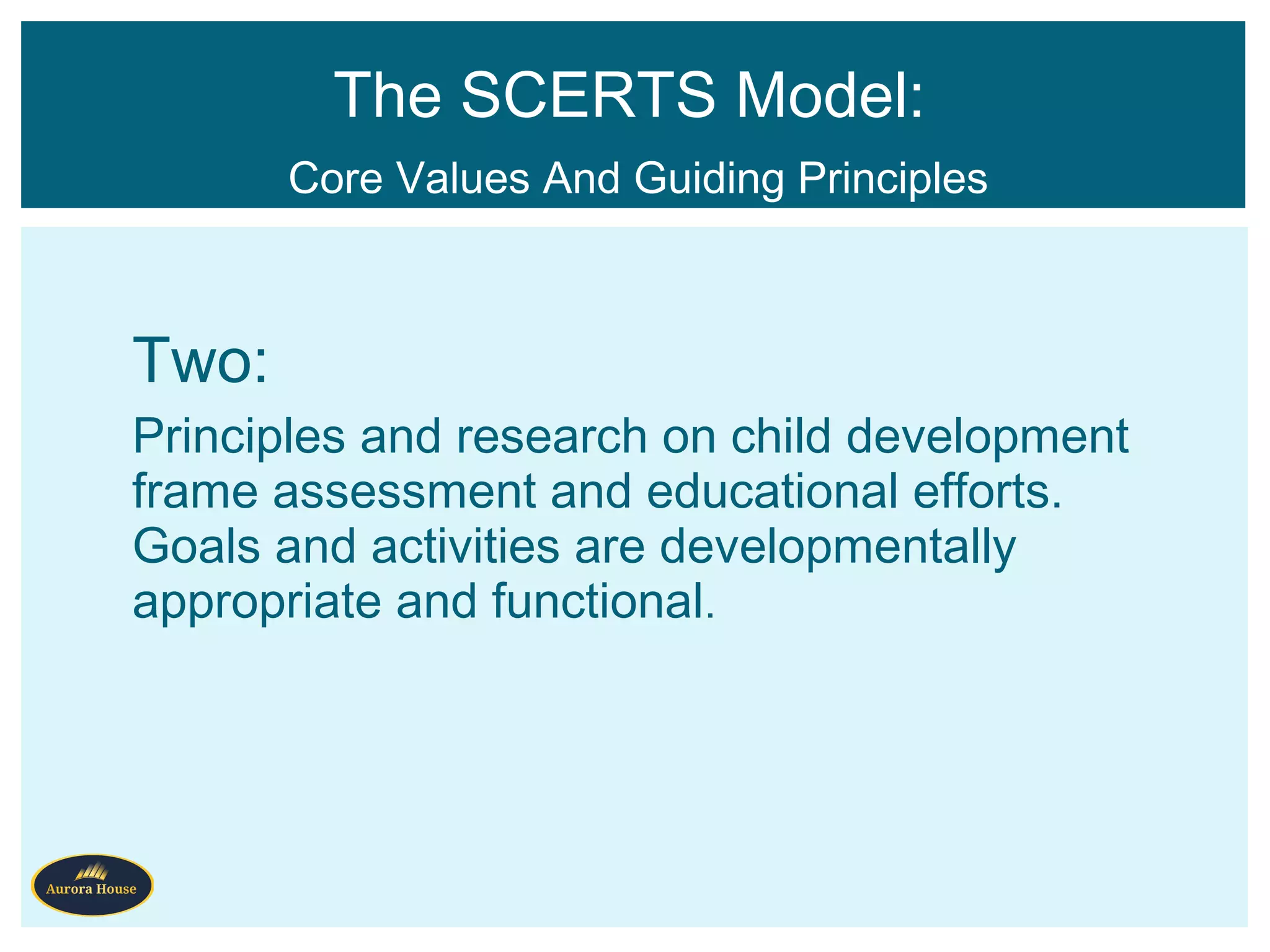An Introduction to The SCERTS Model - Anna Brady | PPT