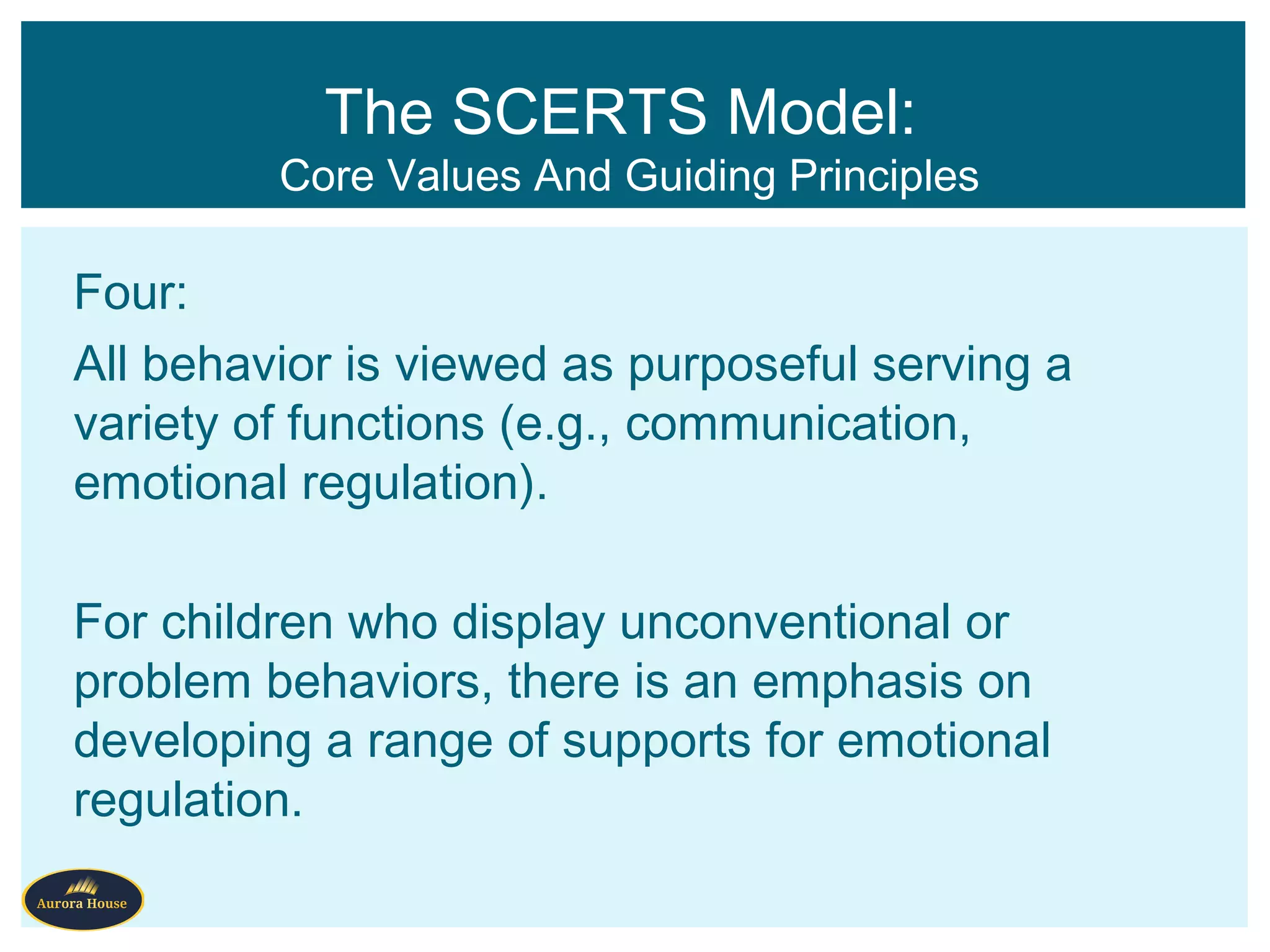 An Introduction to The SCERTS Model - Anna Brady | PPT