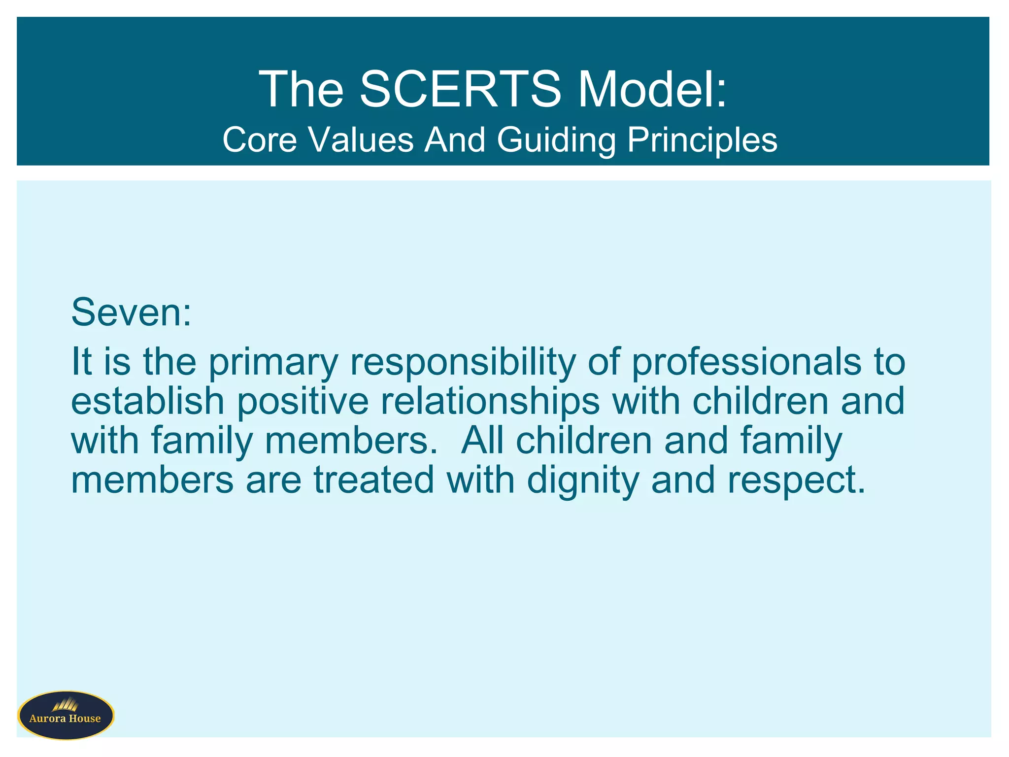 An Introduction to The SCERTS Model - Anna Brady | PPT
