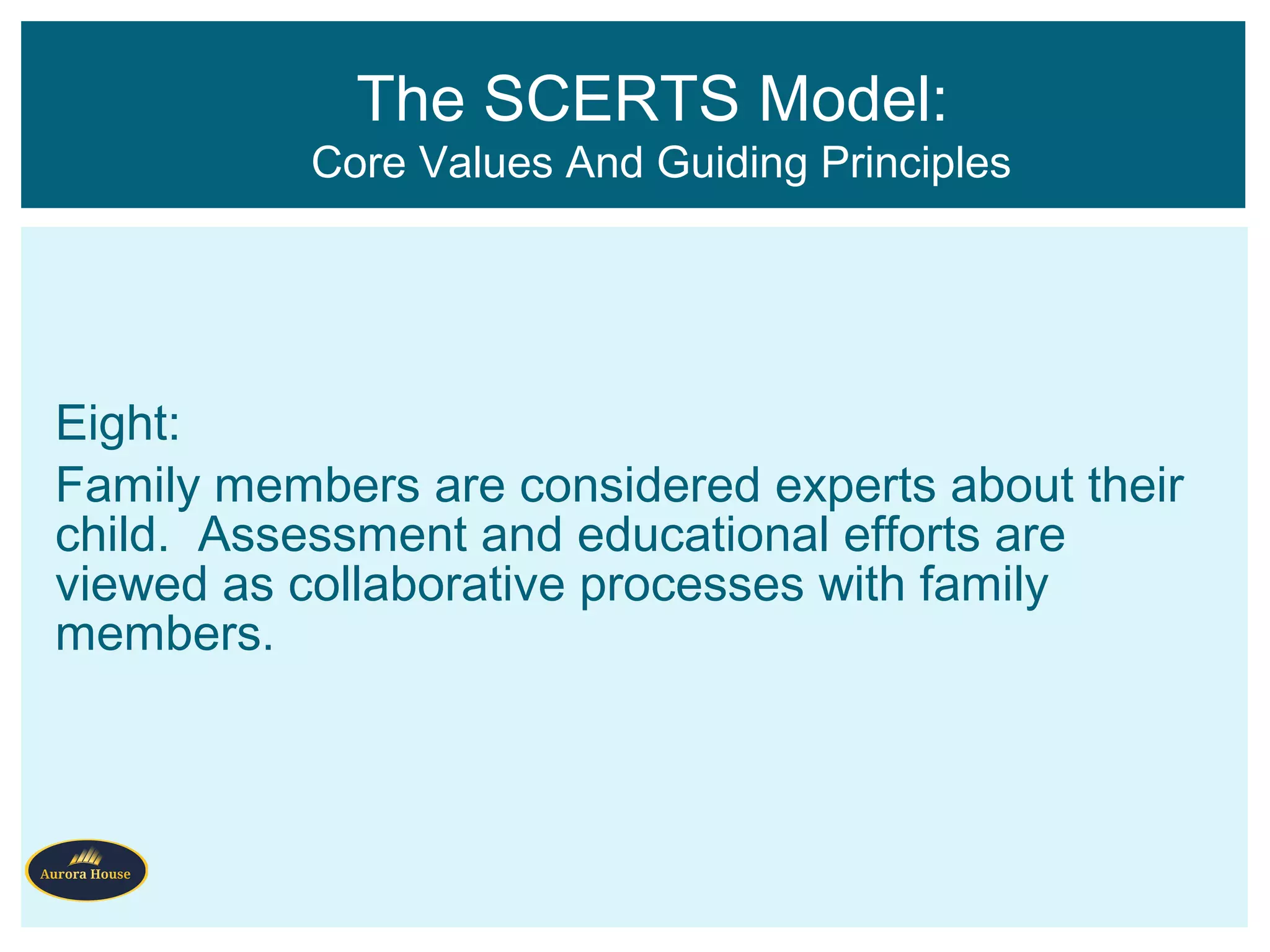 An Introduction to The SCERTS Model - Anna Brady | PPT