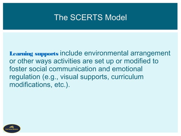 An Introduction to The SCERTS Model - Anna Brady | PPT