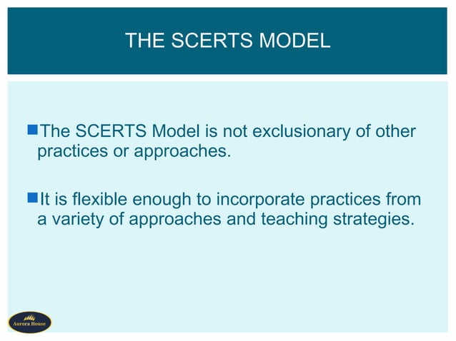 An Introduction to The SCERTS Model - Anna Brady | PPT