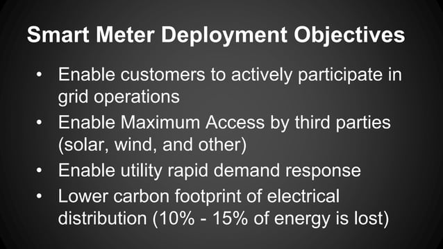 SCE Smart Meter Deployment | PPTX