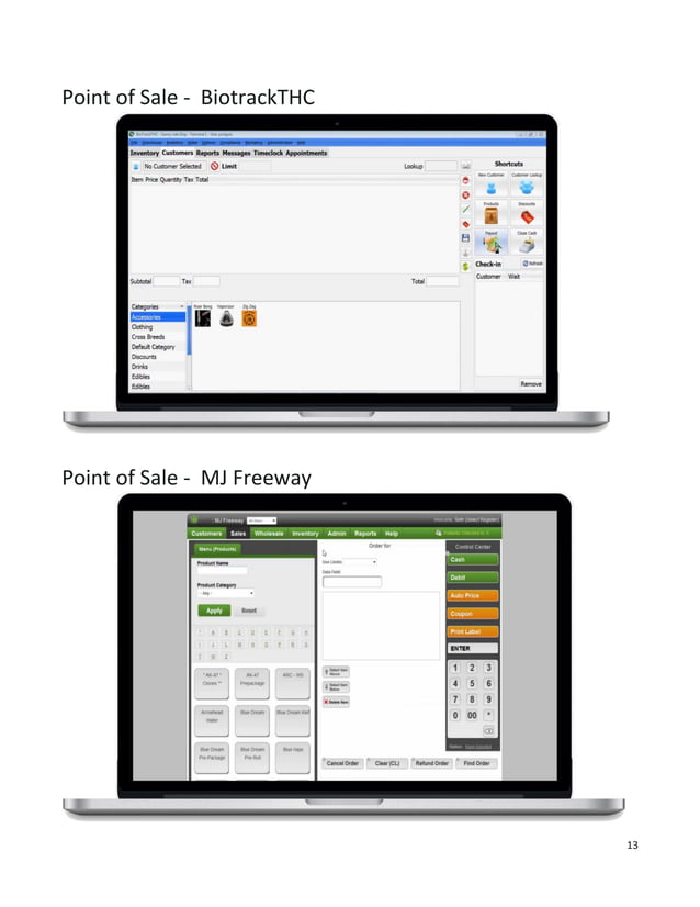 Cannabis Tracking Software Comparison | PDF