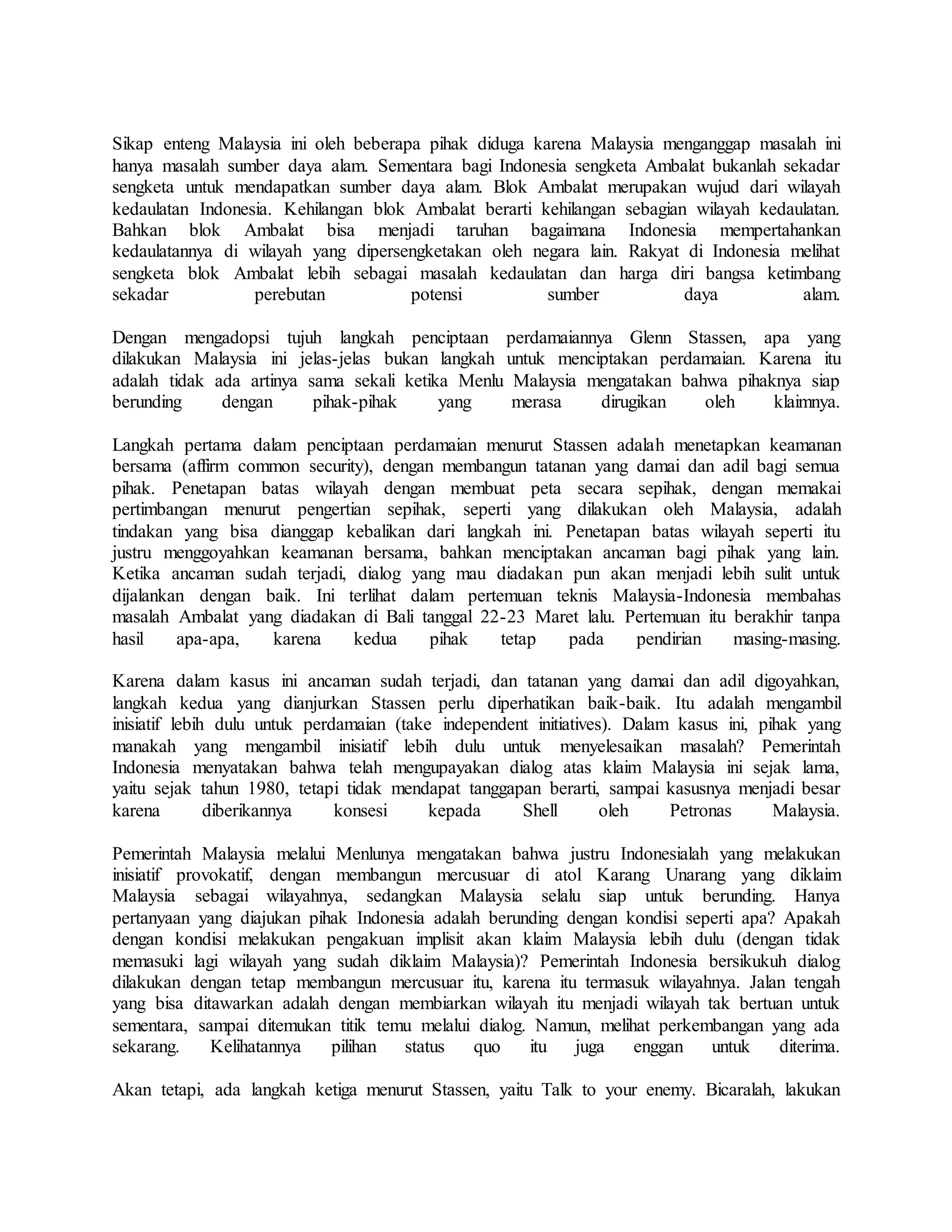 Geopolitik indonesia a2 | DOCX