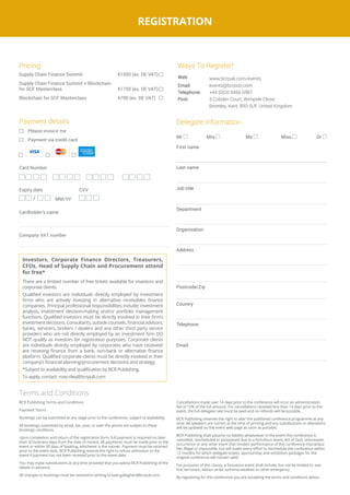 Supply Chain Finance Summit | PDF