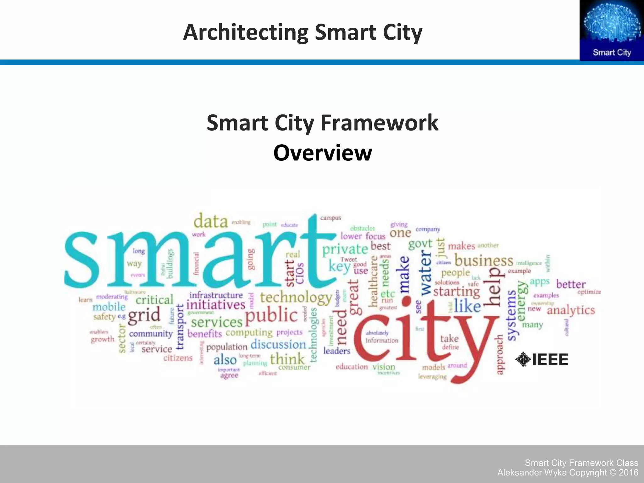 Smart City Framework | PDF