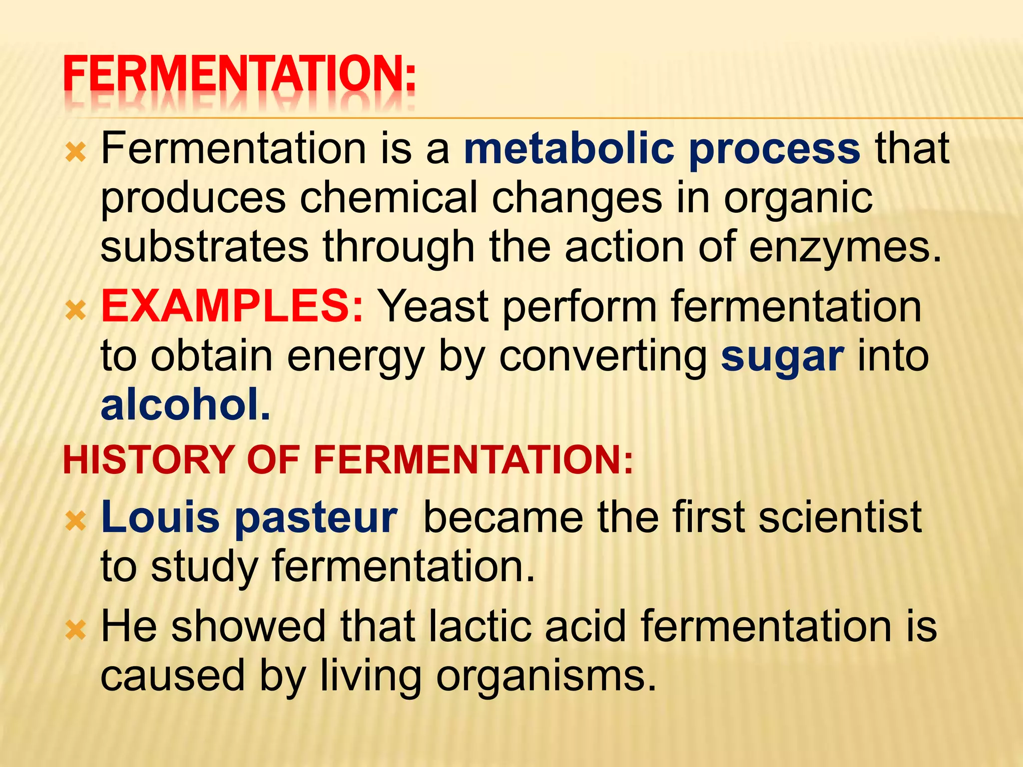 Scale up of fermentation | PPTX