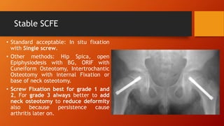 Slipped capital femoral epiphysis | PPT