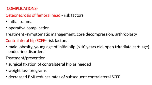 SCFE.pptx /slipped capital femoral epiphysis | PPT