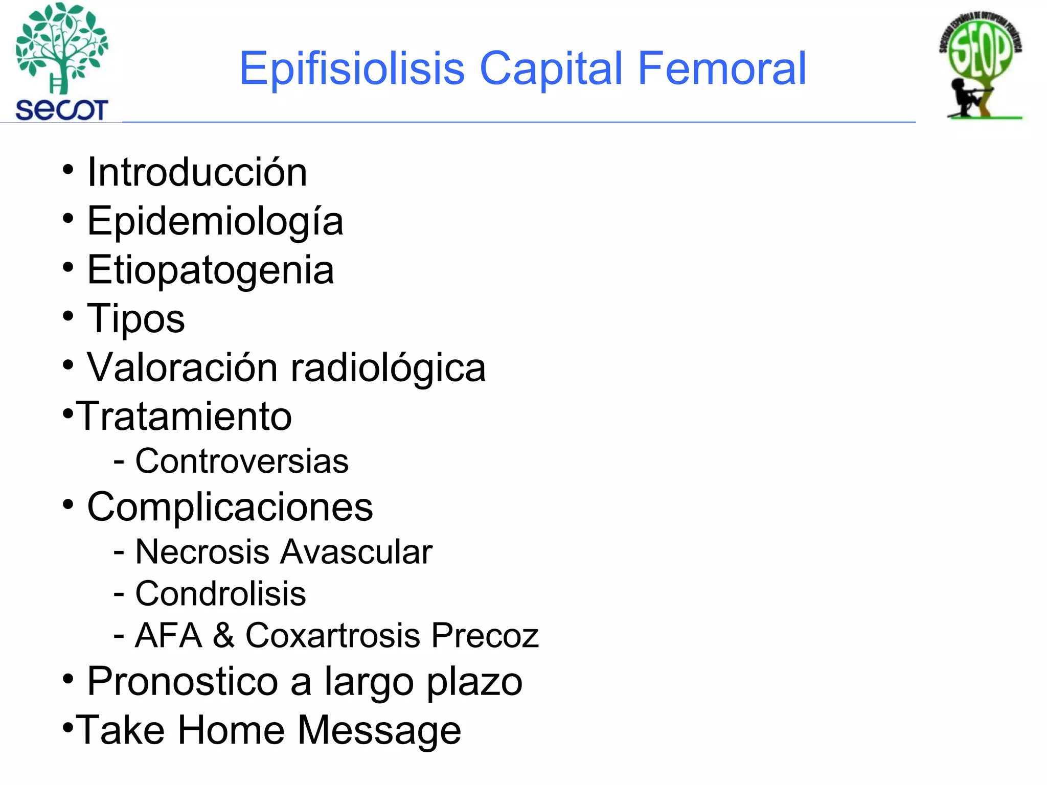 Epifisiolisis Capital Femoral (SCFE) | PPT