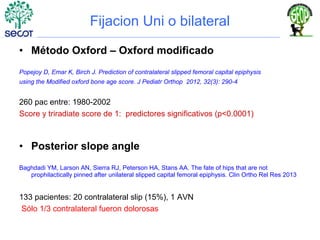 Epifisiolisis Capital Femoral (SCFE) | PPT