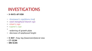 SCFE / slipped capital femoral epiphysis | PPTX