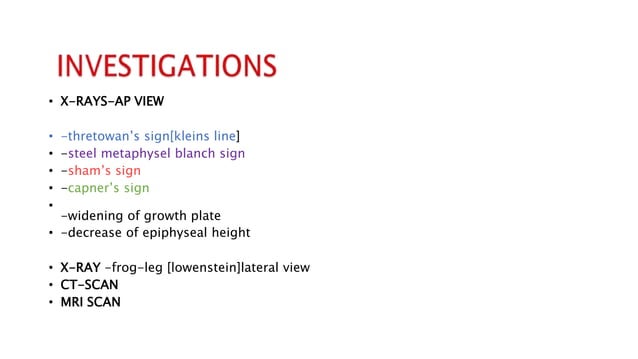 SCFE / slipped capital femoral epiphysis | PPTX | Bone and Joint ...