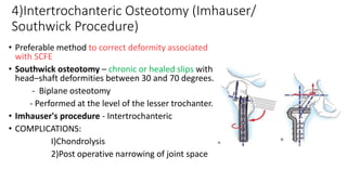 SCFE / slipped capital femoral epiphysis | PPTX