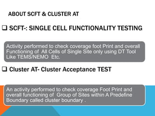ABOUT SCFT & CLUSTER AT | PPT